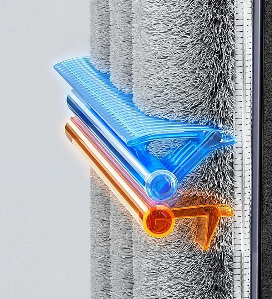 Joybos® Vadrouille et Étroit Seau Essoreur Adapté aux Sols et Fenêtres ...
